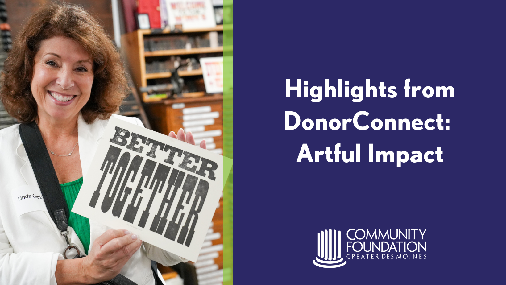Highlights from DonorConnect: Artful Impact